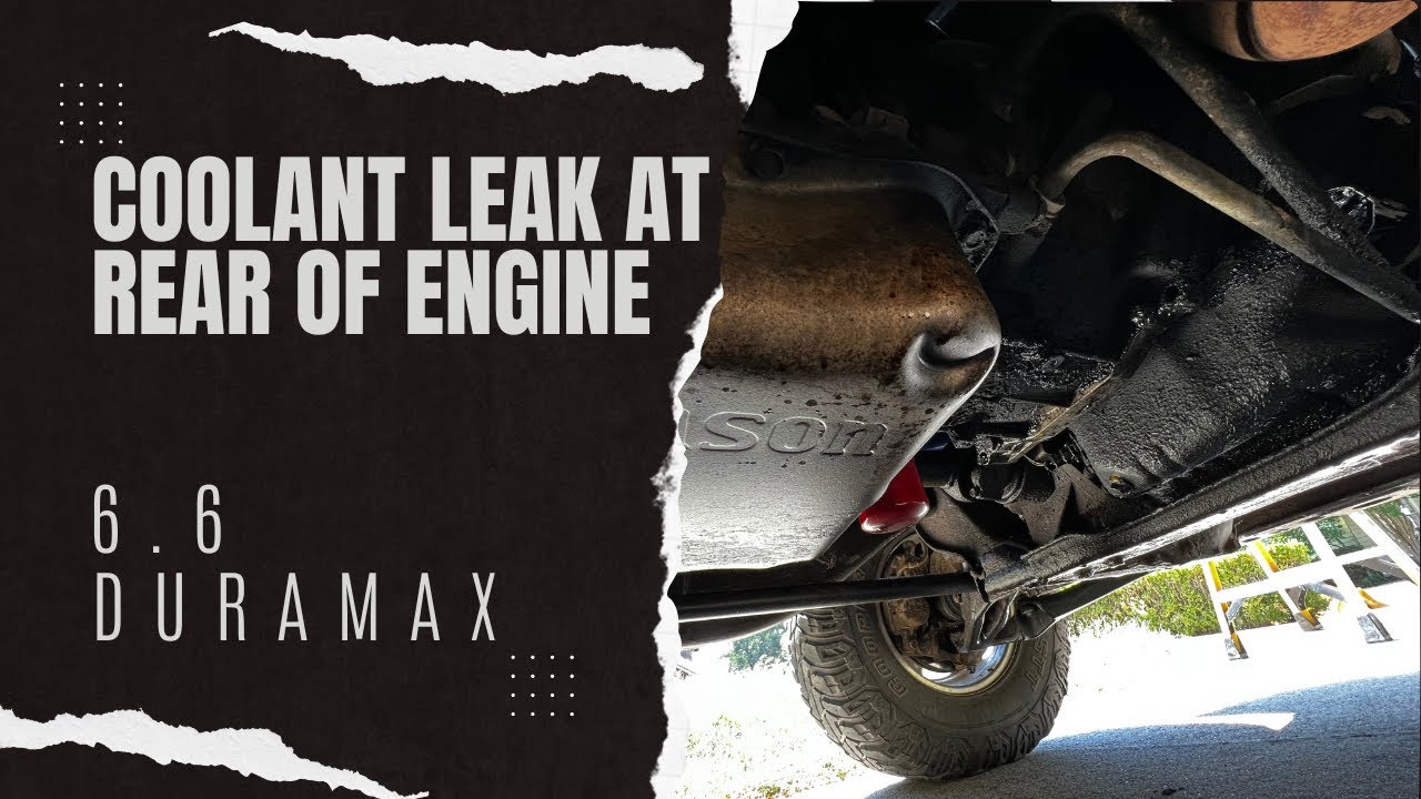 How to Fix: 6.6 Duramax Coolant/Antifreeze Leak at Rear of Engine (Parts links in description⬇️)