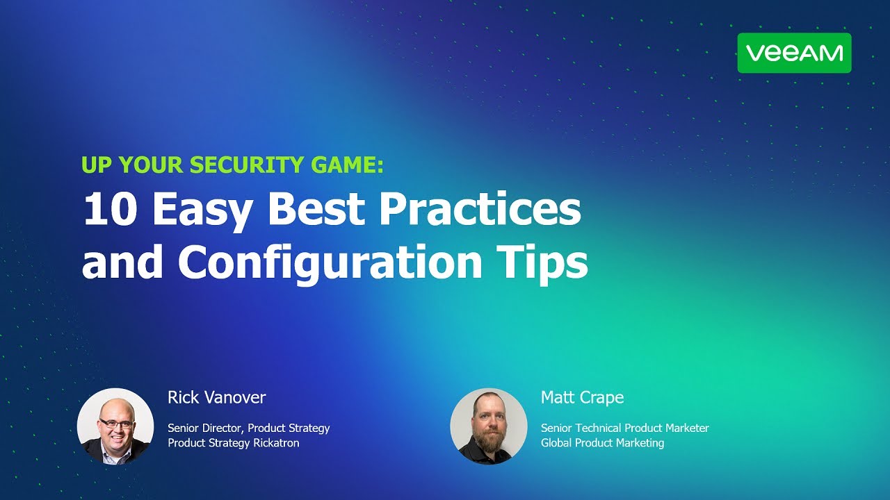 10 Best Practices For Secure Backups