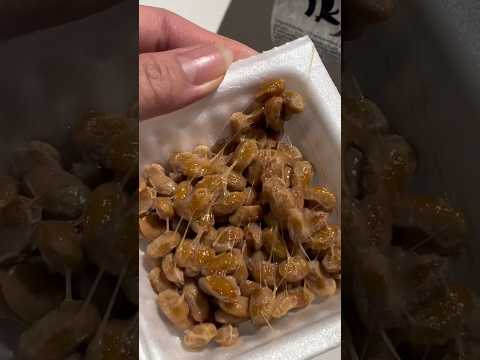 Trying Japanese Natto (Fermented Soybeans)