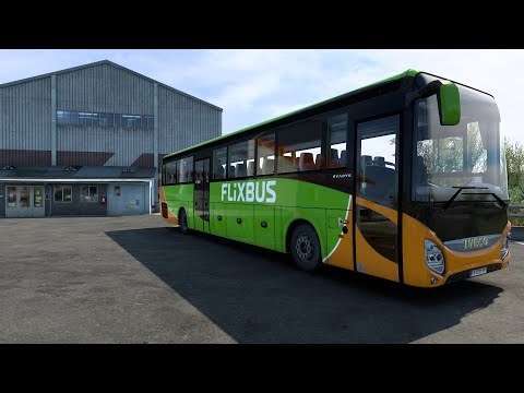 Iveco Evadys | ETS 2 - 1.45 Bus Mod | Bayonne to Barcelona