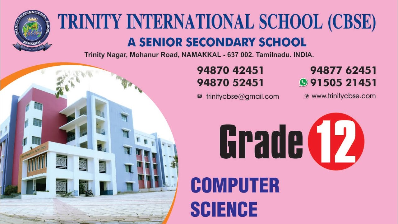 GRADE XII COMPUTER SCIENCE (PYTHON) CHAPTER 4 USING PYTHON LIBRARIES(IMPORTING MODULES)