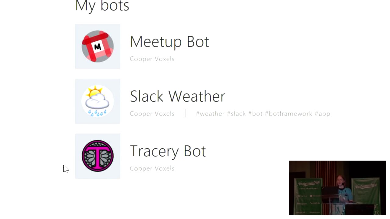 Building Bots with Node js on Microsoft Bot Framework
