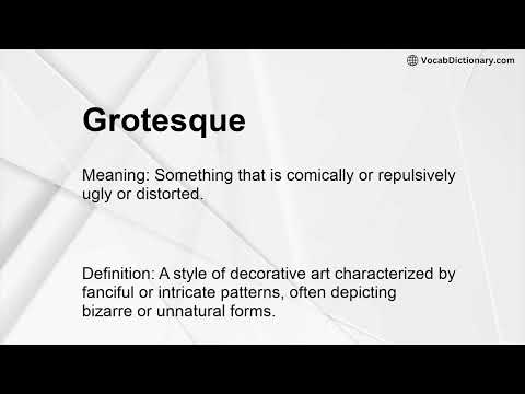 Grotesque Meaning