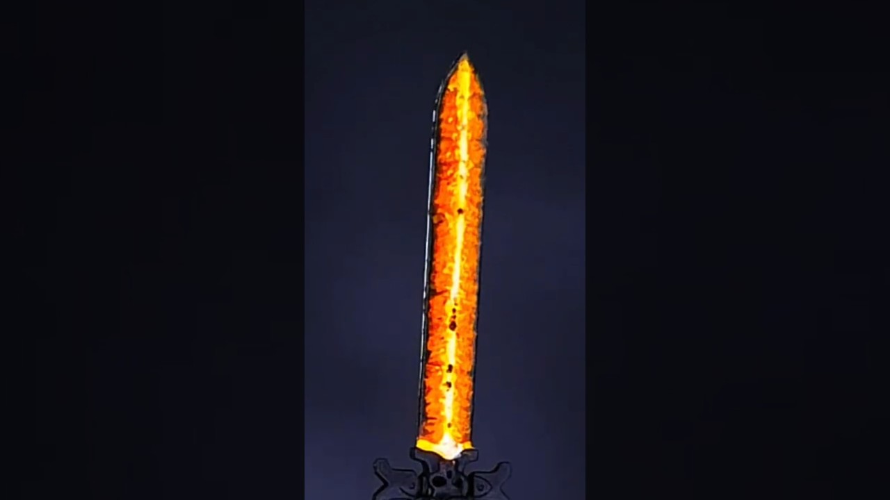 How to paint a molten power sword