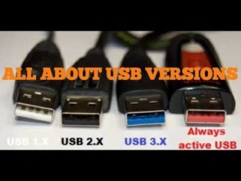 Types of USB connectors Type C 2.0, 3.0 micro .USB cables different types explained thunderbolt port
