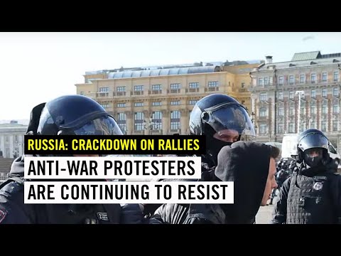 Russia’s ruthless crackdown stifles anti-war movement