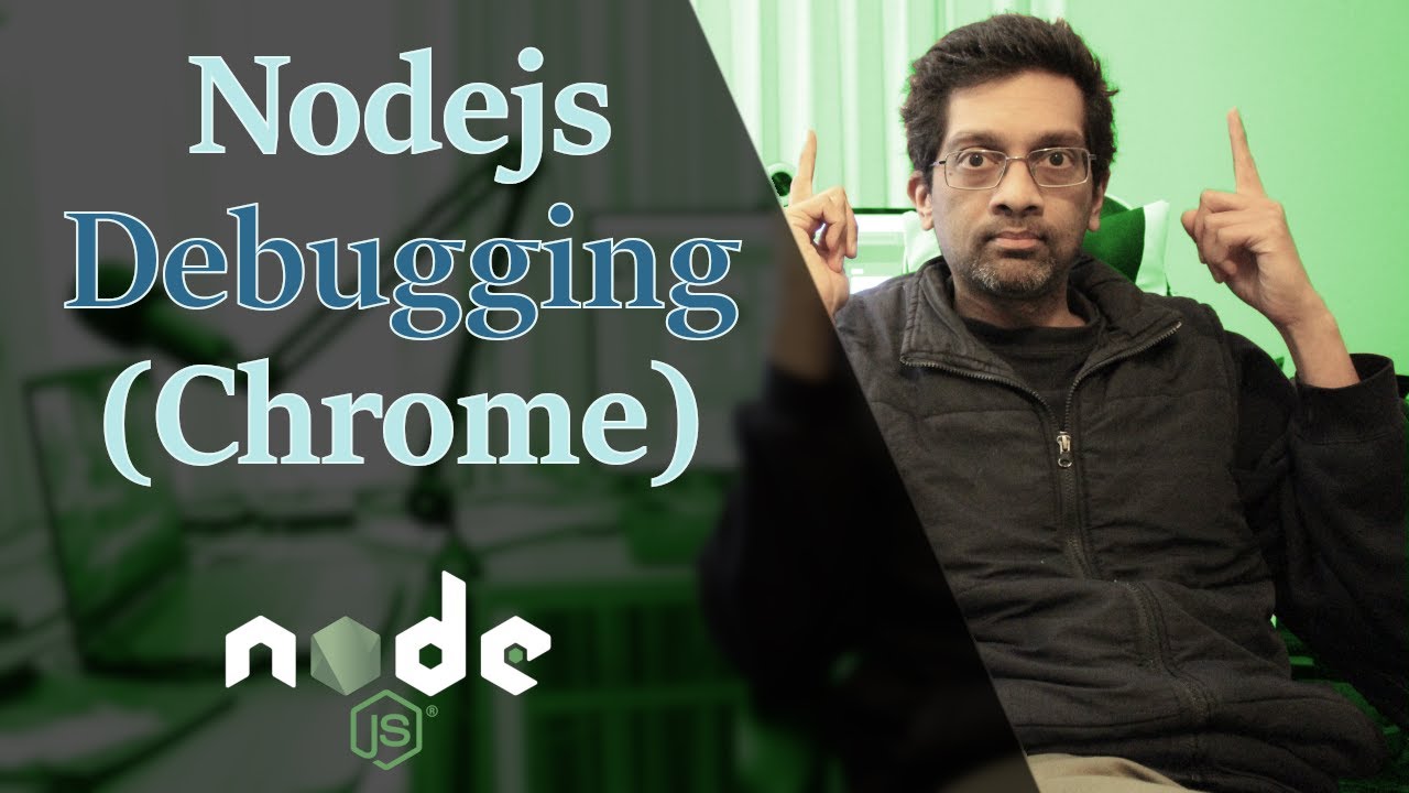 Debug node javascript using chrome using a hidden page !