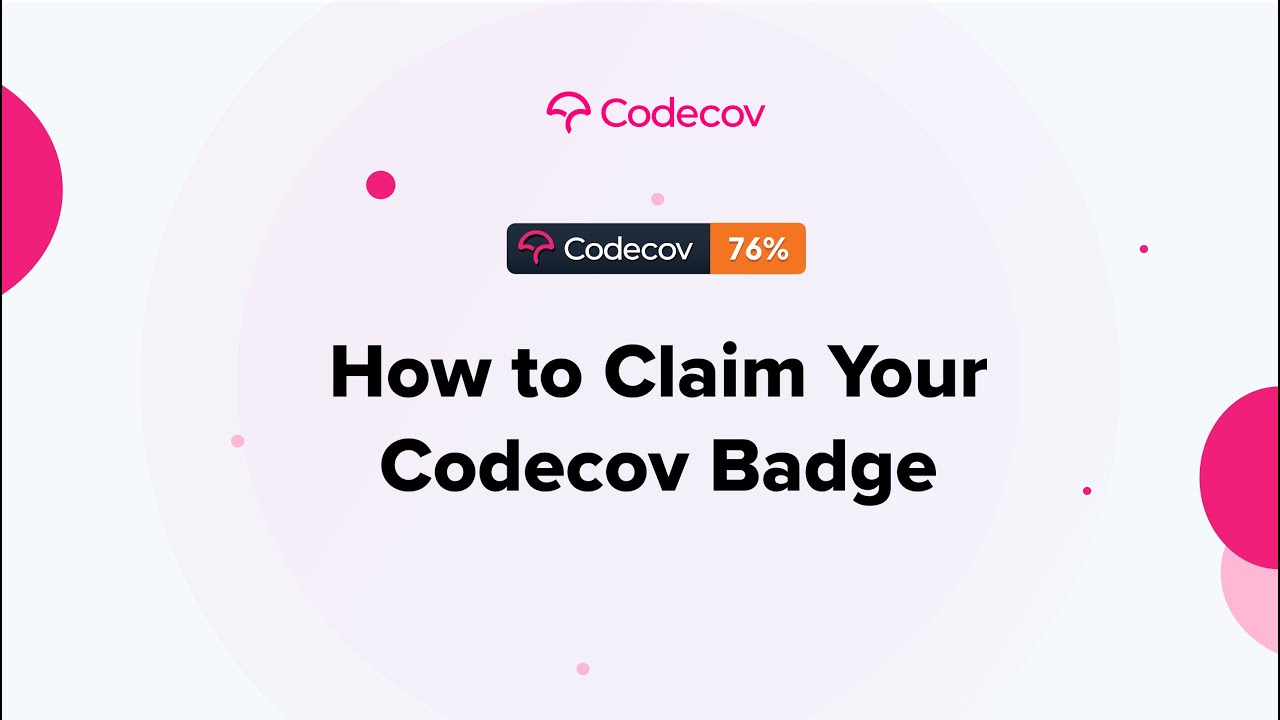 Claiming Your Codecov Badge