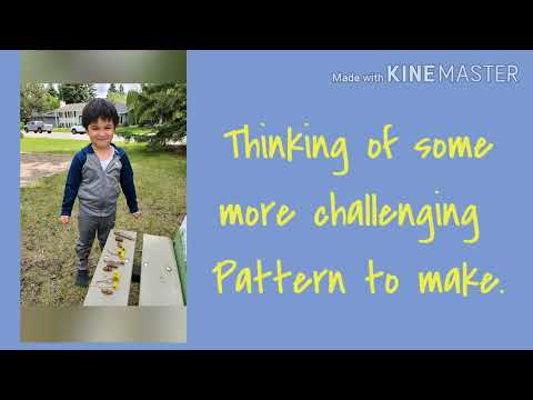 Nature Patterns | Homeschool Activities with my Son | Kindergarten