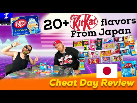 Trying 20+ Japanese Kit Kat Flavors (With Kinda Yellow) | Review & Rating