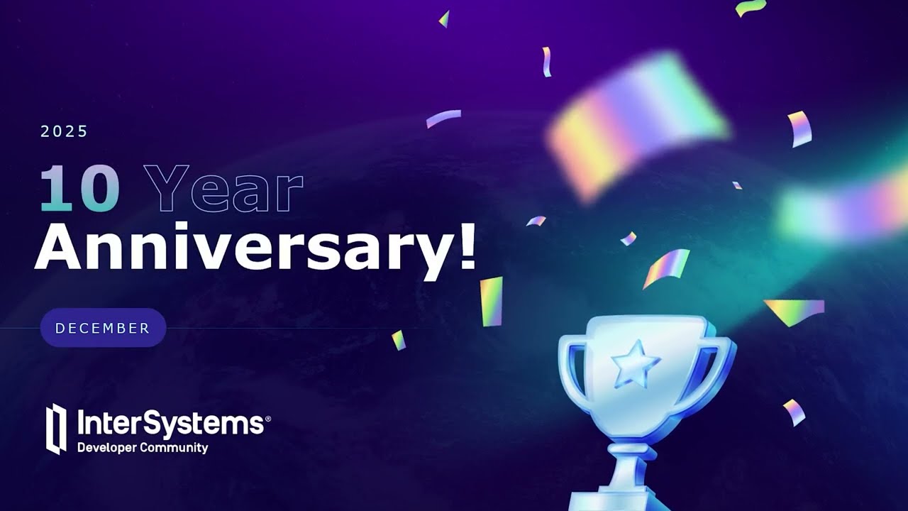 Developer Community Timeline - 10th Anniversary Edition