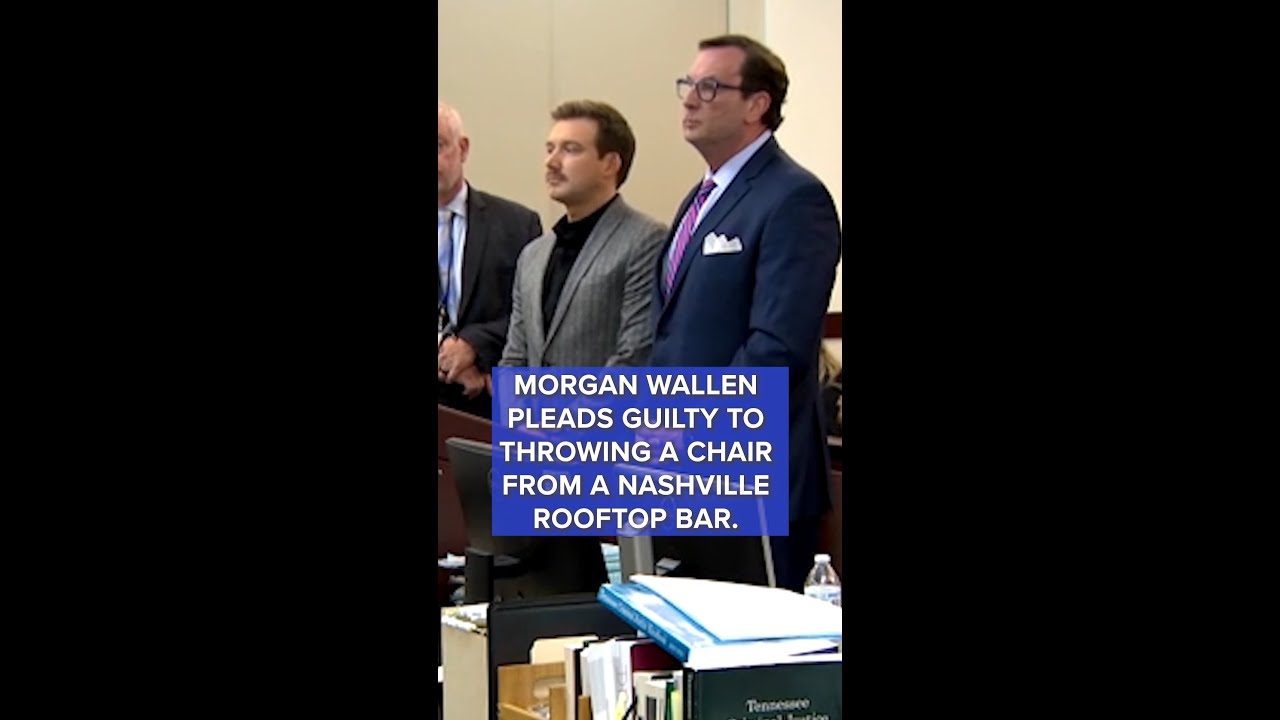 Morgan Wallen pleads guilty to throwing chair from Nashville rooftop