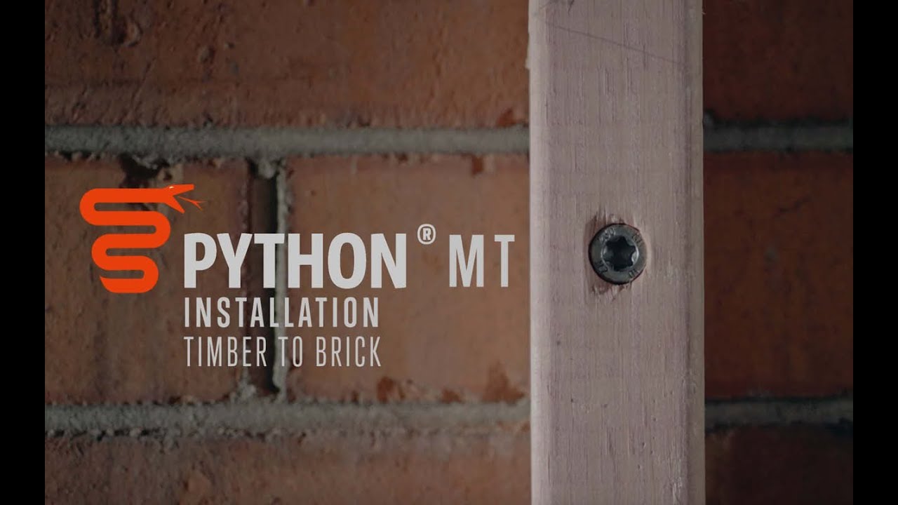 PYTHON MT installation - Timber to Brick