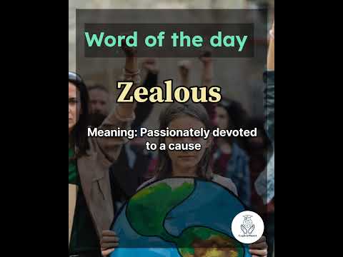 📘 Word of the Day: Zealous(Adjective) | English vocabulary | #englishplanet786 #shorts
