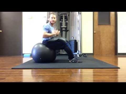 Hip Thrust Exercise on Ball (with or without sand bag) | N 2 Action