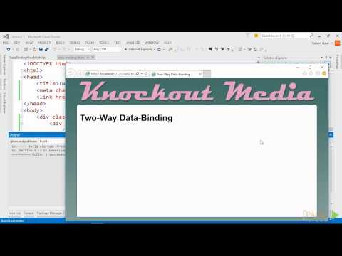 Learn Learning Knockout JS Updating the Model from the View and Vice Versa | packtpub com - Mind ...