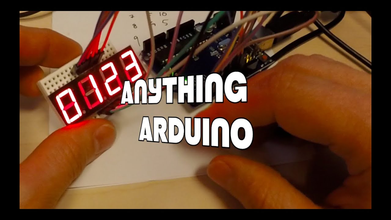 Arduino and the 4 digit 7 segment led display - Anything Arduino Ep 21