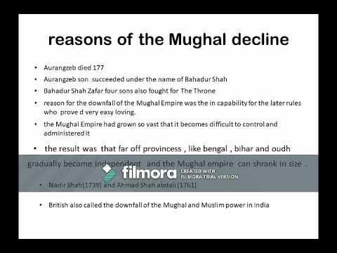 Reasons Of Mughal Decline