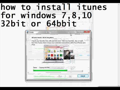 How To Install Itunes For Windows 7,8,10 32bit or 64 bit ...step bye step