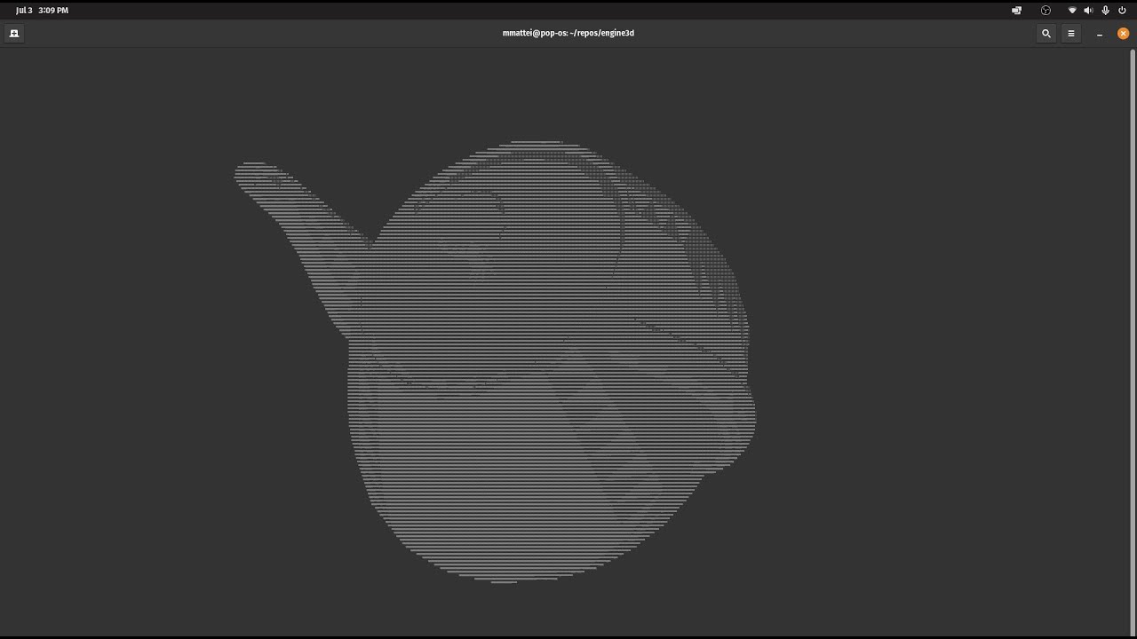Java 3D Engine ASCII