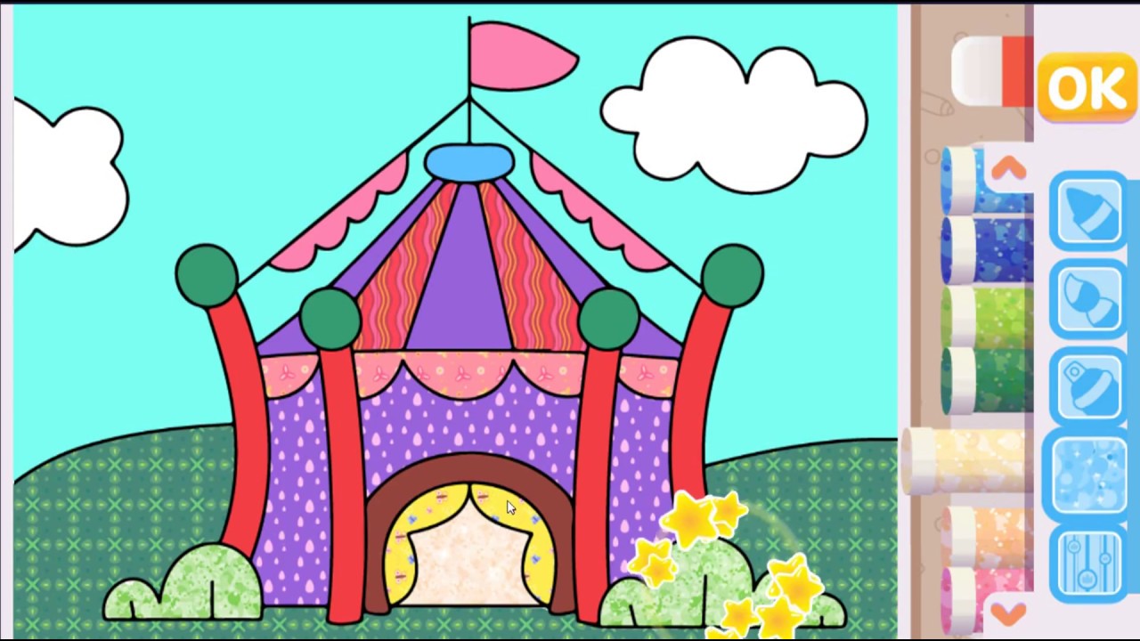 Circus Coloring Pages for Children