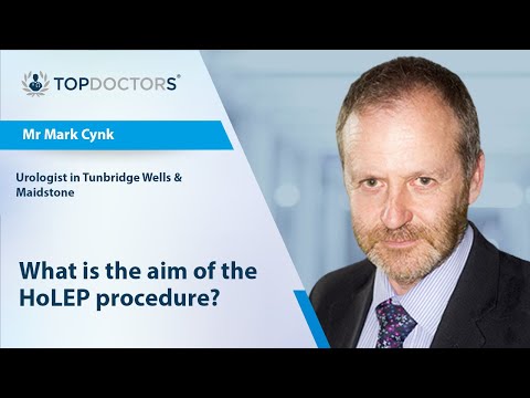 What is the aim of the HoLEP procedure? - Online interview