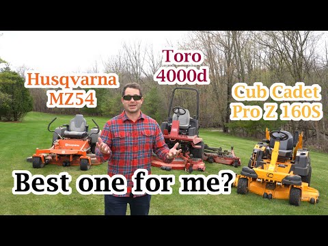 ✅ Best Large Property Zero Turn Mower - What Size Deck, Levers or Steering Wheel - Owner Review