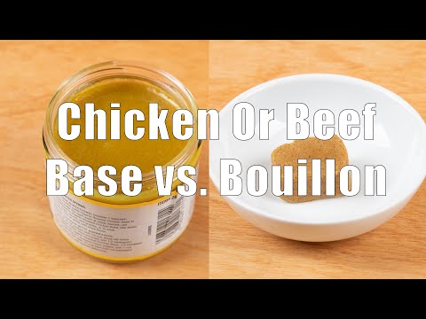 Chicken or Beef Base vs. Bouillon (Home Cooking 101) DiTuro Productions