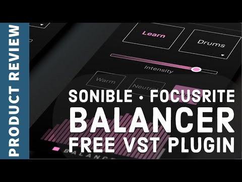 Sonible • Focusrite Balancer FREE VST Plugin Review