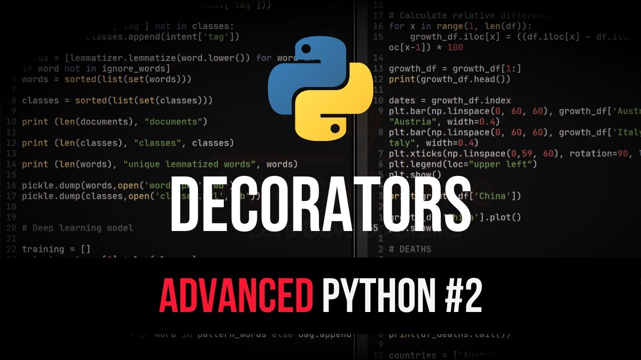 Decorators - Advanced Python Tutorial #2