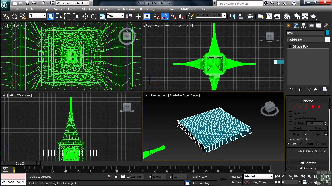 3DS Max 2013 Tutorial | Adding Modifiers to Objects in 3DS Max | InfiniteSkills