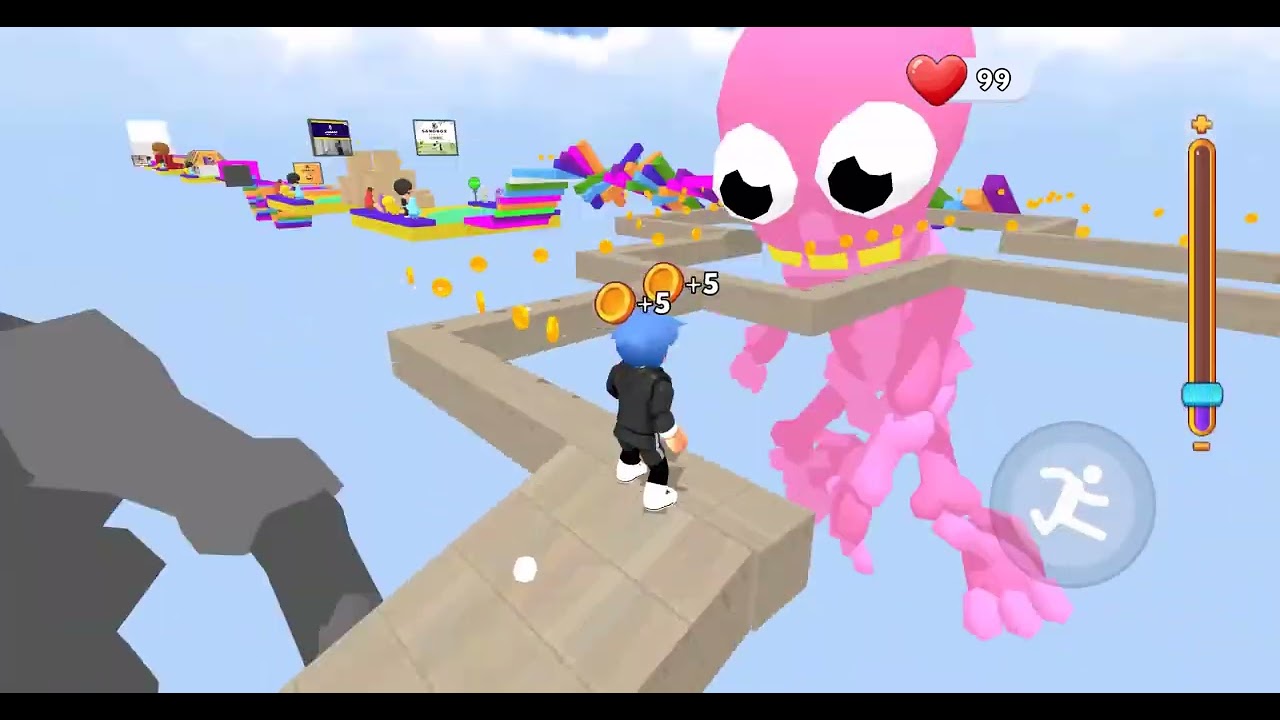 Jump Up Scale Man Run Unity Game Source Code #unity #unity3d #unitydev #unitydeveloper #sourcecode