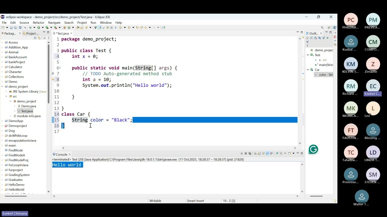 Java Programming Lecture 1 2025– Full Beginners Tutorial |  Variables, Loops, Arrays, Methods & More
