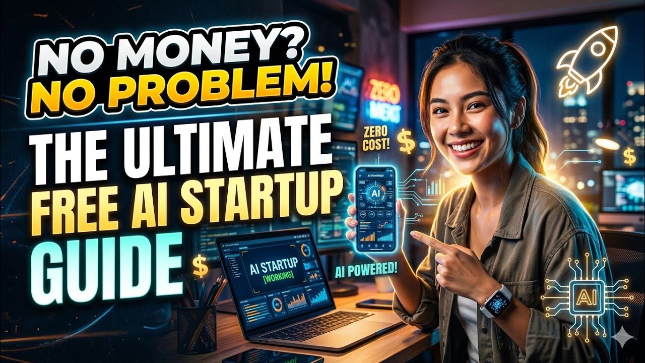 No Problem! The Ultimate Free AI Startup Guide | In English 