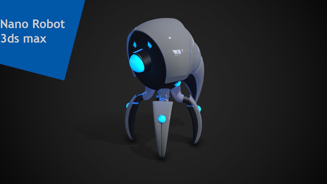 Modeling Nano robot - 3ds max tutorial part - 1