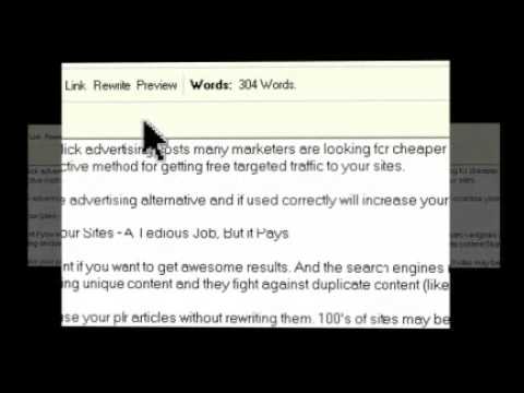Article Rewriting Software - SAG4