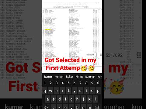 SSC CGL 2022 Final Result | Which post did I get🤔 #selected #shorts #ssccgl #ssc #shortsfeed #viral