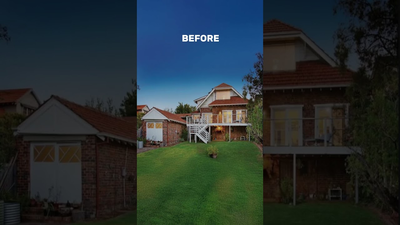 Before and After of an extension in Glen Iris