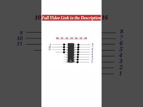 CD4017 IC | CD4017 IC Pin Diagram |