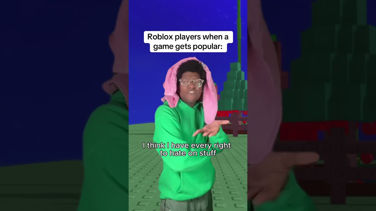 Roblox players when a game gets popular