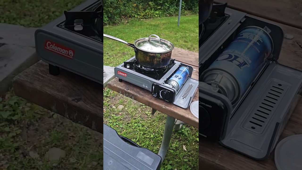 Coleman Portable Stove: how to cook anywhere (great for camping, remote area, natural disaster)