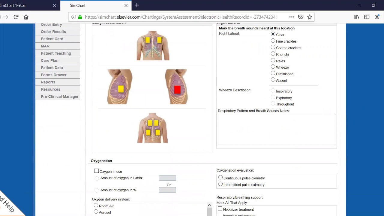 Student Simchart Orientation