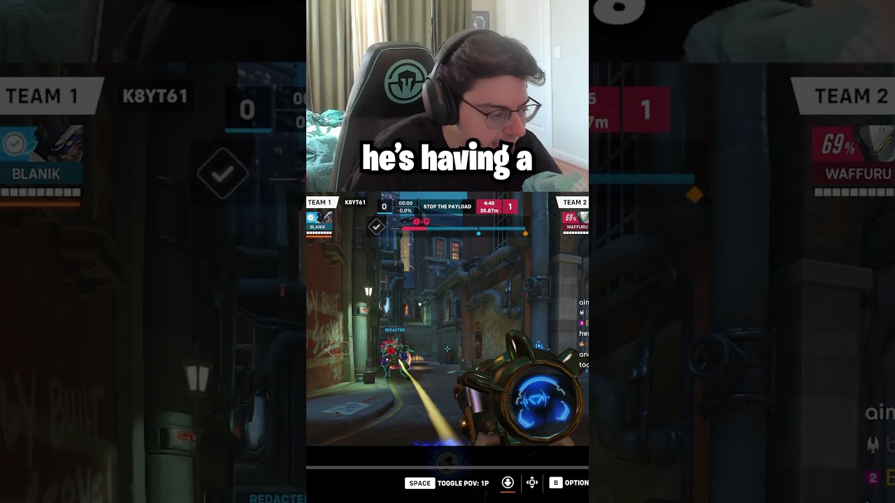 This Overwatch player had a PANIC ATTACK...