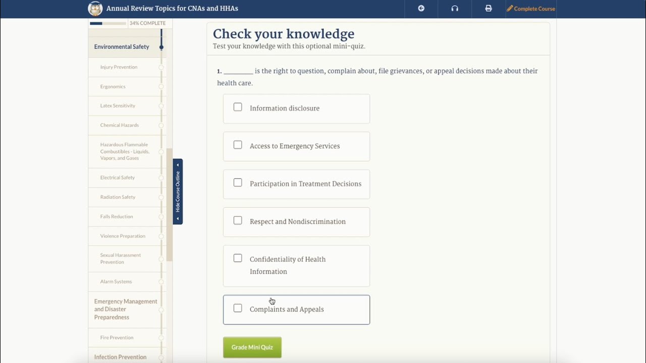 CEUfast Tutorial: Finish Your Course, Take the Test, and Receive Your Certificate