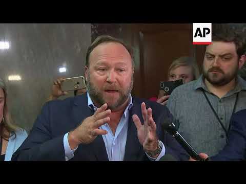Infowars' Alex Jones crashes social media hearing