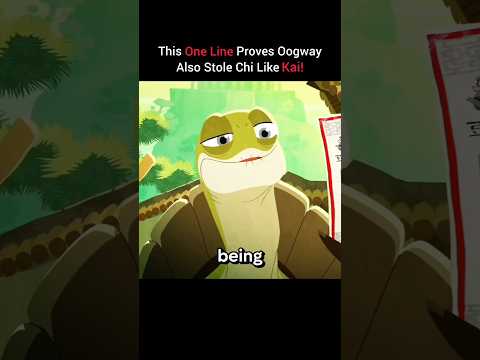 Oogway Also Stole Chi Like Kai He Admits It Himself ? #shorts