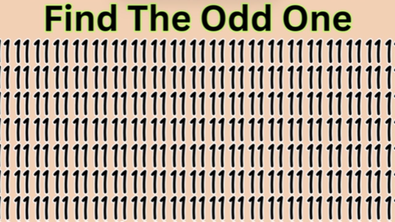 Find The Odd One-Test Your Eye-Brain Teaser-Test Your IQ-EP#5#mathpuzzle #brainteaser #mathstrics