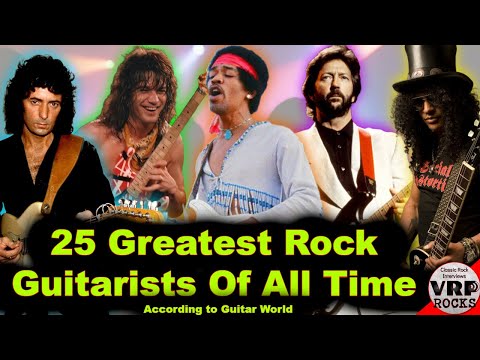 25 Greatest Rock Guitarists of All Time! 🎸According to Guitar World Poll
