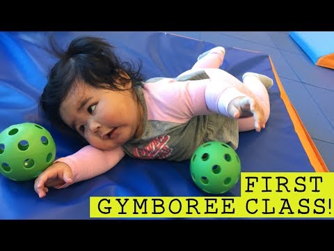 BABY'S FIRST GYMBOREE CLASS! // VLOG | kellyletv