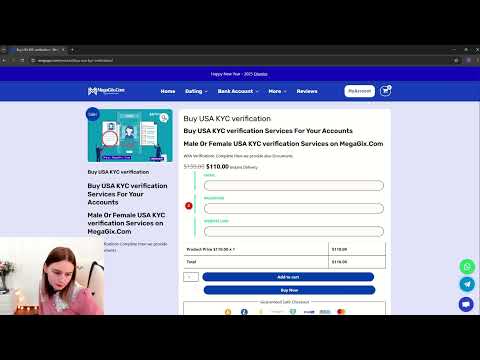 Buy USA KYC verification Services For Your Accounts Male Or Female USA verification on MegaGix.Com